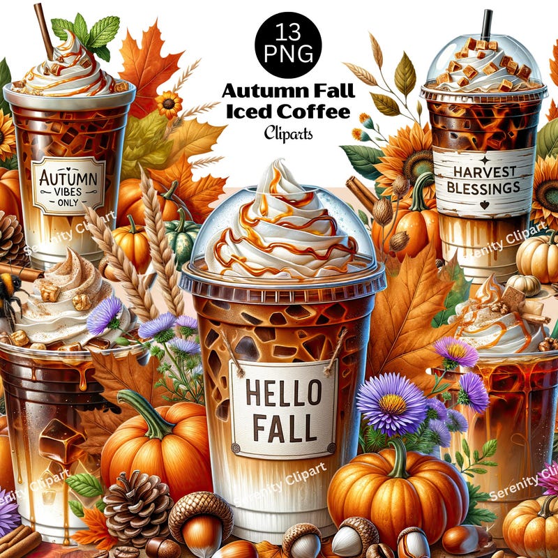 Coffee Clipart - Etsy