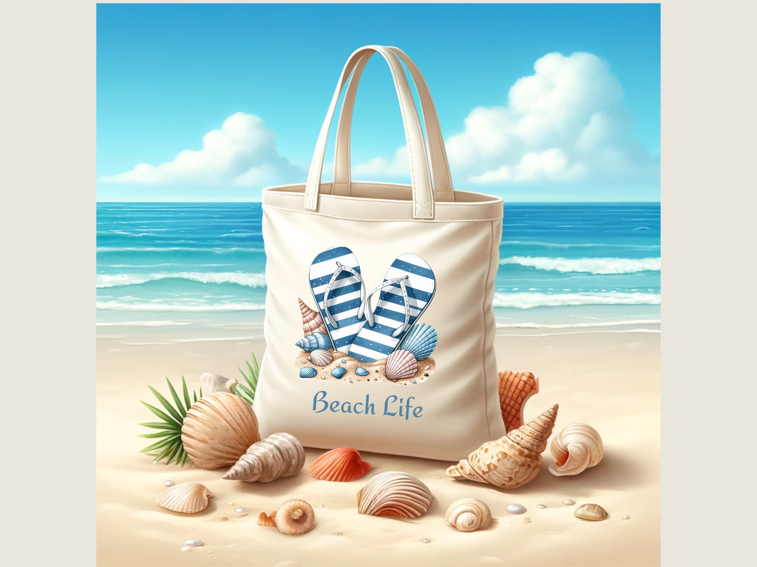 Watercolor Nautical Clipart Bundle, 20 PNG Beach Clipart, Ocean Clipart ...