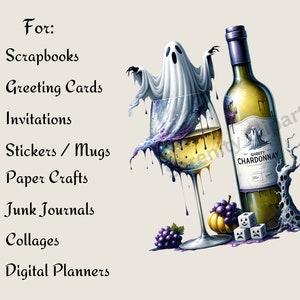 Watercolor Halloween Cocktail Clipart, 25 PNG, Drink Clipart, Halloween ...
