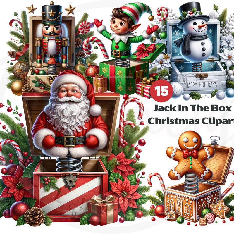 Pop up Jack in the Box - Etsy