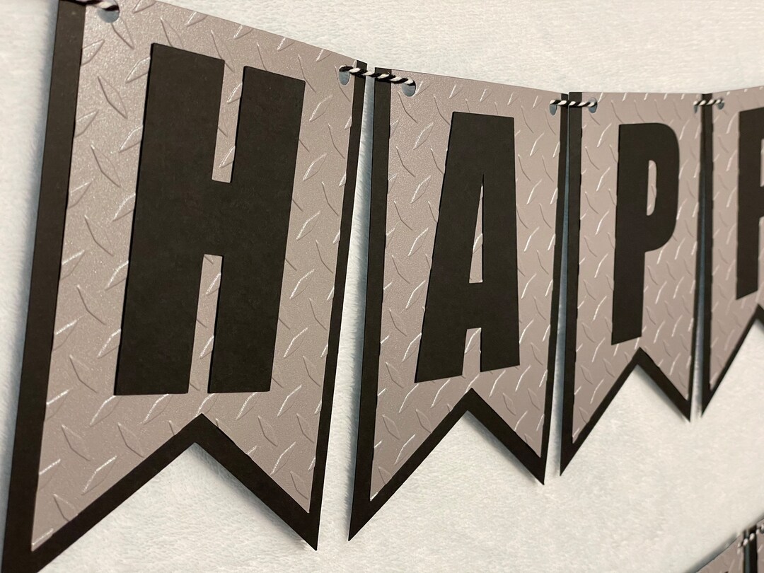 Dad Banner | Him Banner | Happy Birthday to Him Banner | Steel Diamond ...