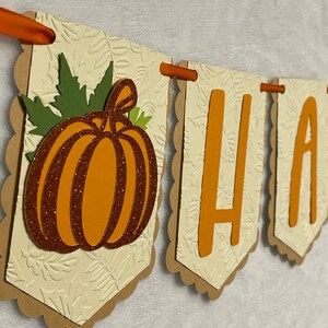 Thanksgiving Banner Embossed Banner Happy Thanksgiving Banner ...