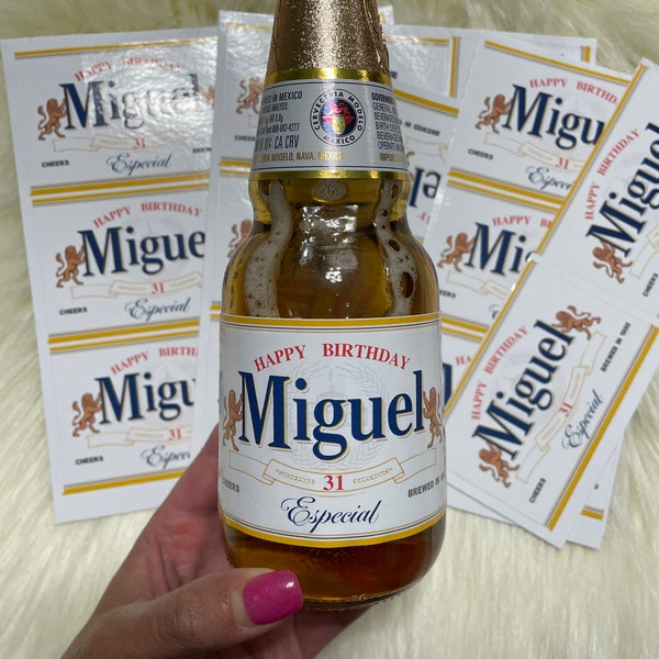 Beer Bottle Labels Modelo - Etsy