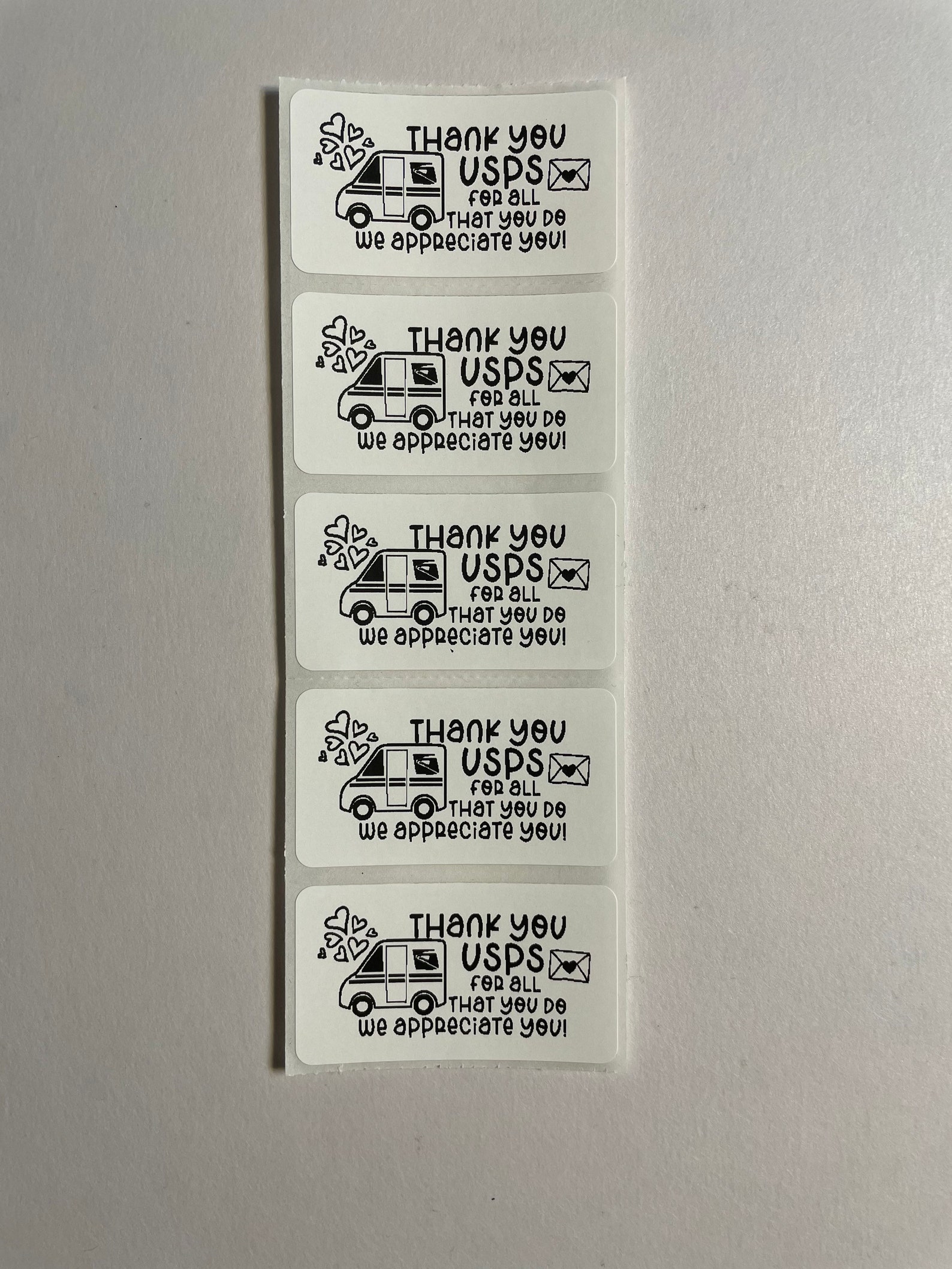 USPS Thank You Thermal Sticker Labels Small Business - Etsy