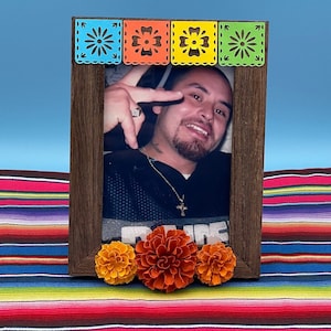 Día De Los Muertos Frame | Rustic Frame | Custom Frame | Day of the ...