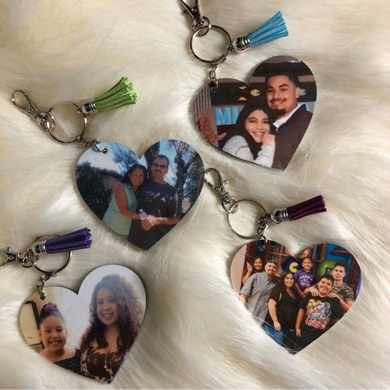 Heart Keychain - Etsy