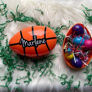 Easter Jumbo Sports Eggs Personalized Easter Eggs Fillable Easter Egg ...