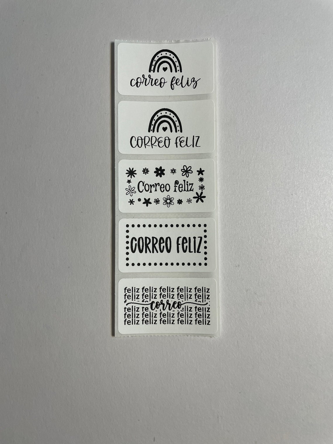 Correo Feliz Thermal Sticker Labels Small Business Packaging - Etsy