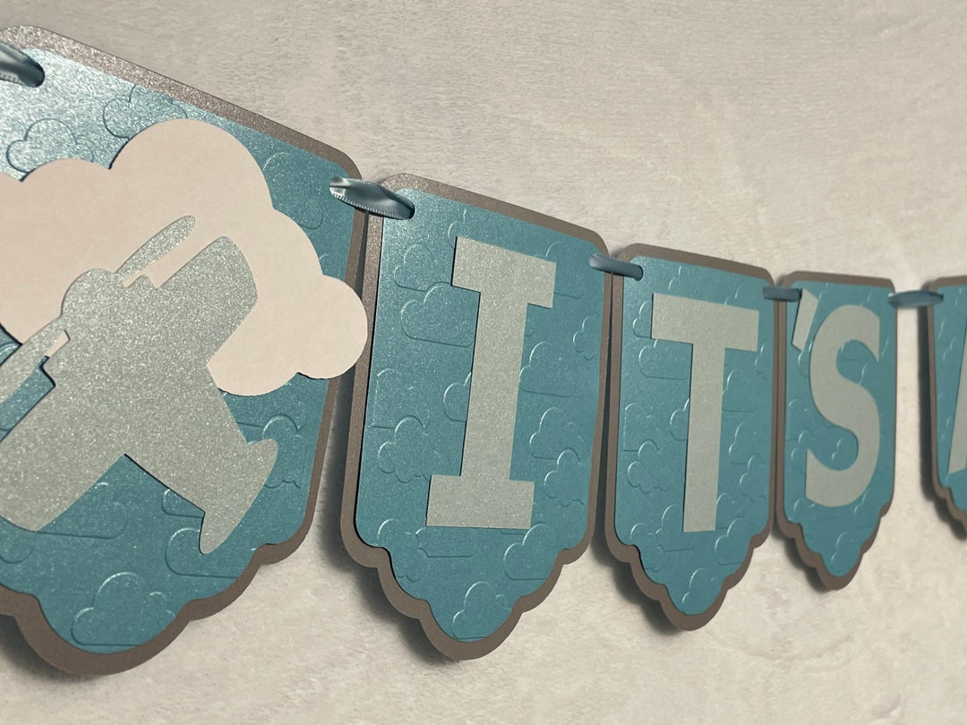 It’s a Boy Banner | Es Un Niño Bandera | Embossed Banner | Baby Boy ...