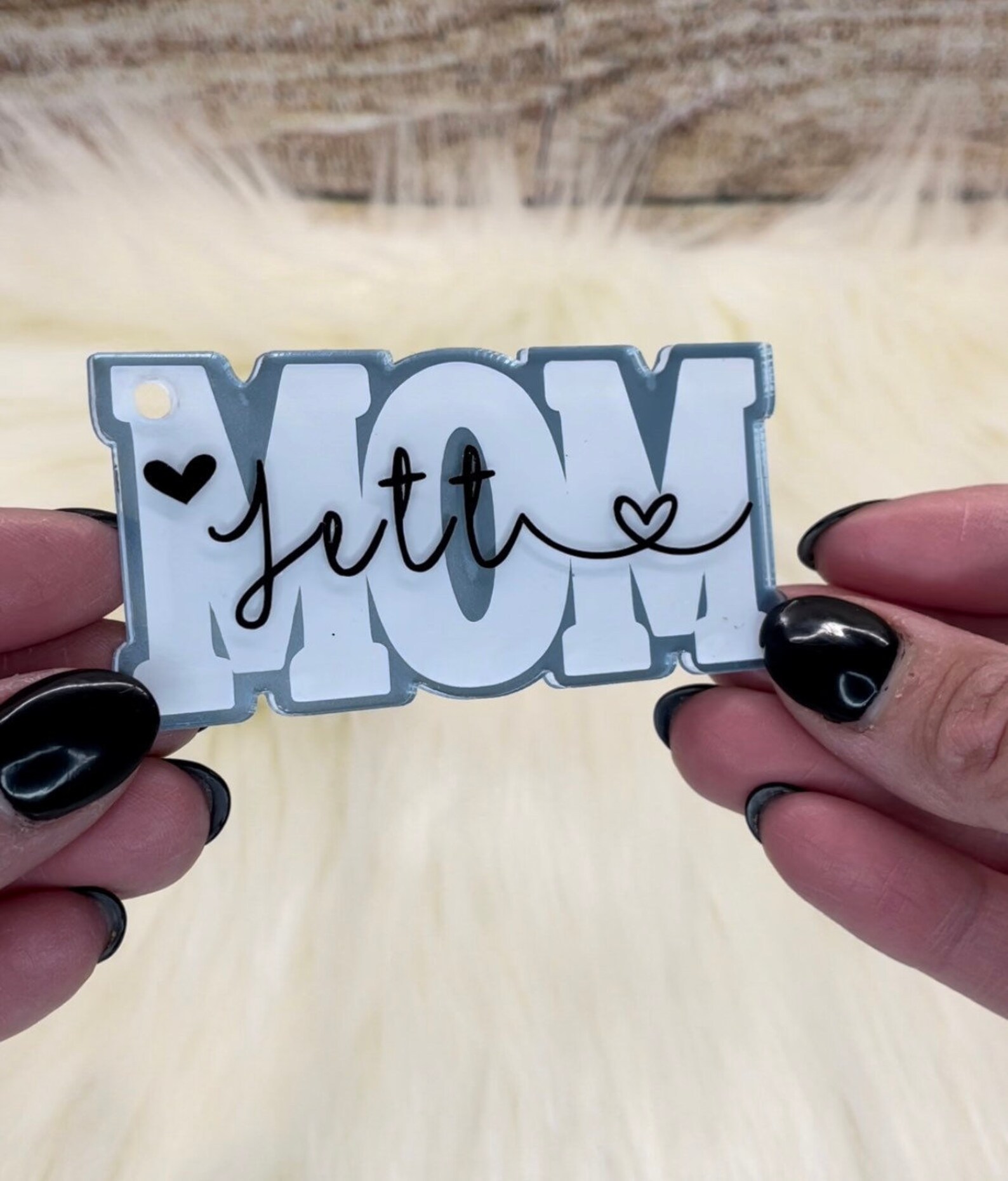Mom Keychain | Acrylic Keychain | Personalized MOM Keychain - Etsy