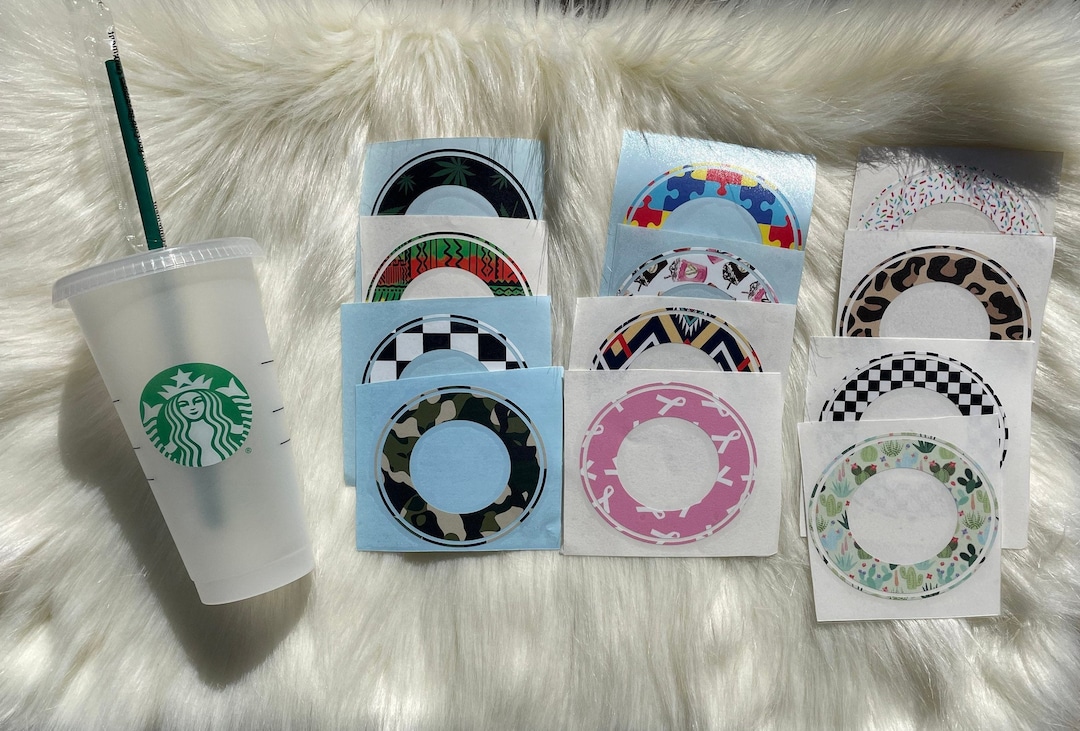 Decal ONLY for Starbucks Cold Cup | Pattern Decal for Starbucks Cold ...