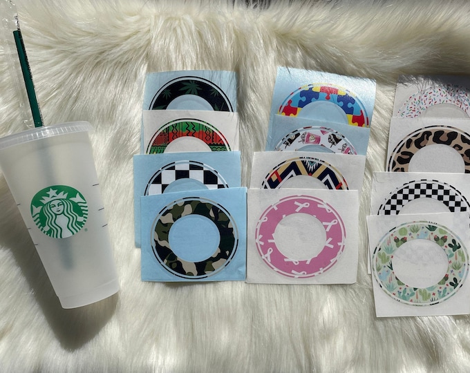 Decal ONLY for Starbucks Cold Cup | Pattern Decal for Starbucks Cold ...