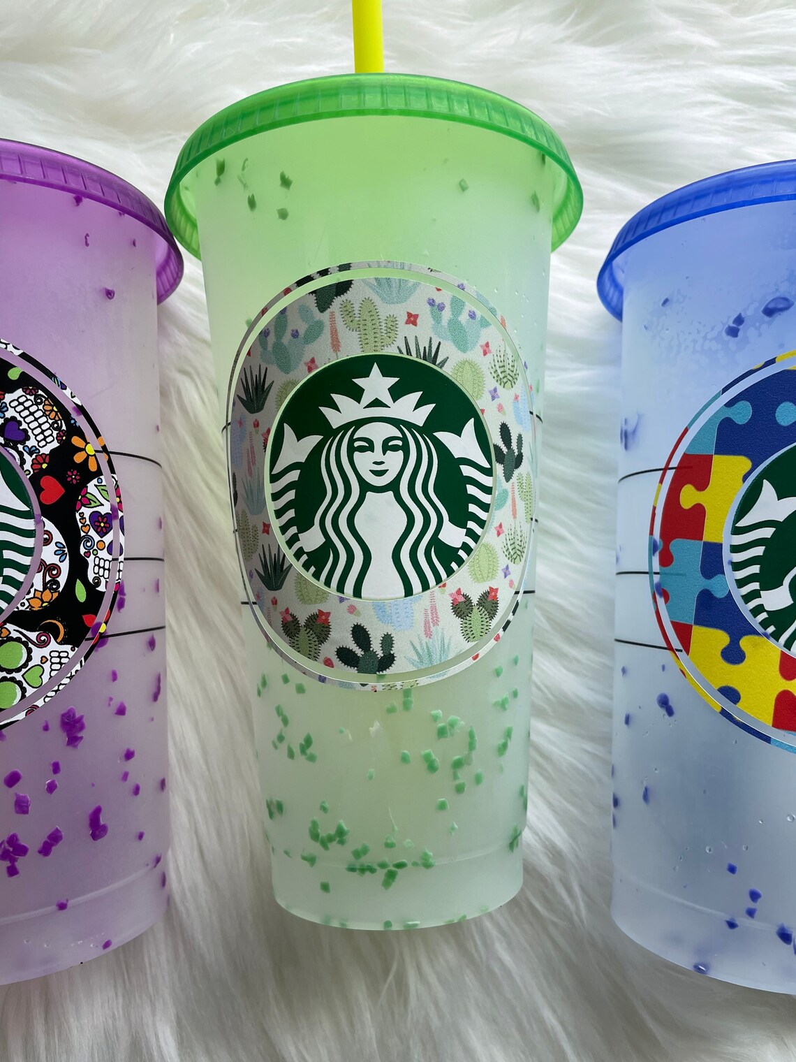 Starbucks Summer 2021 Color Changing Cold Cup | Starbucks Confetti ...