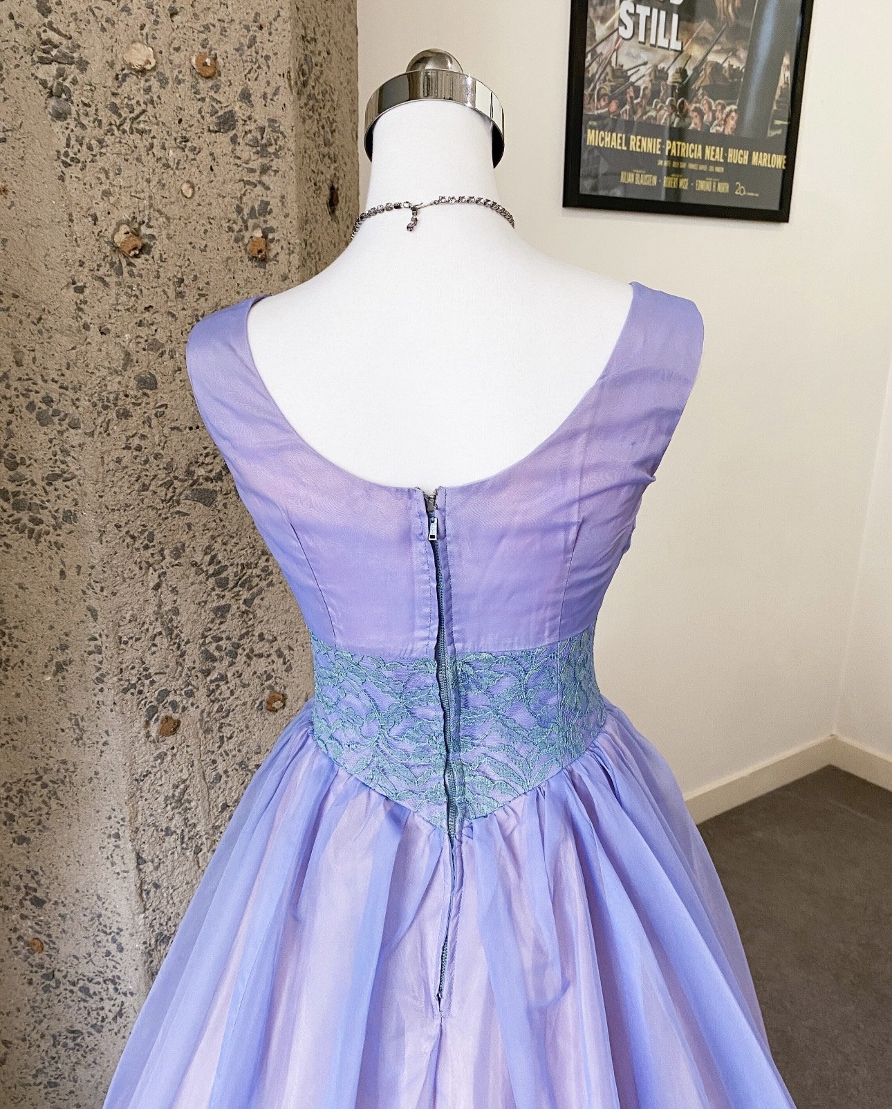 Vintage 1950s Prom Dress Small XS 50s Fit & Flare Party Deb or ...