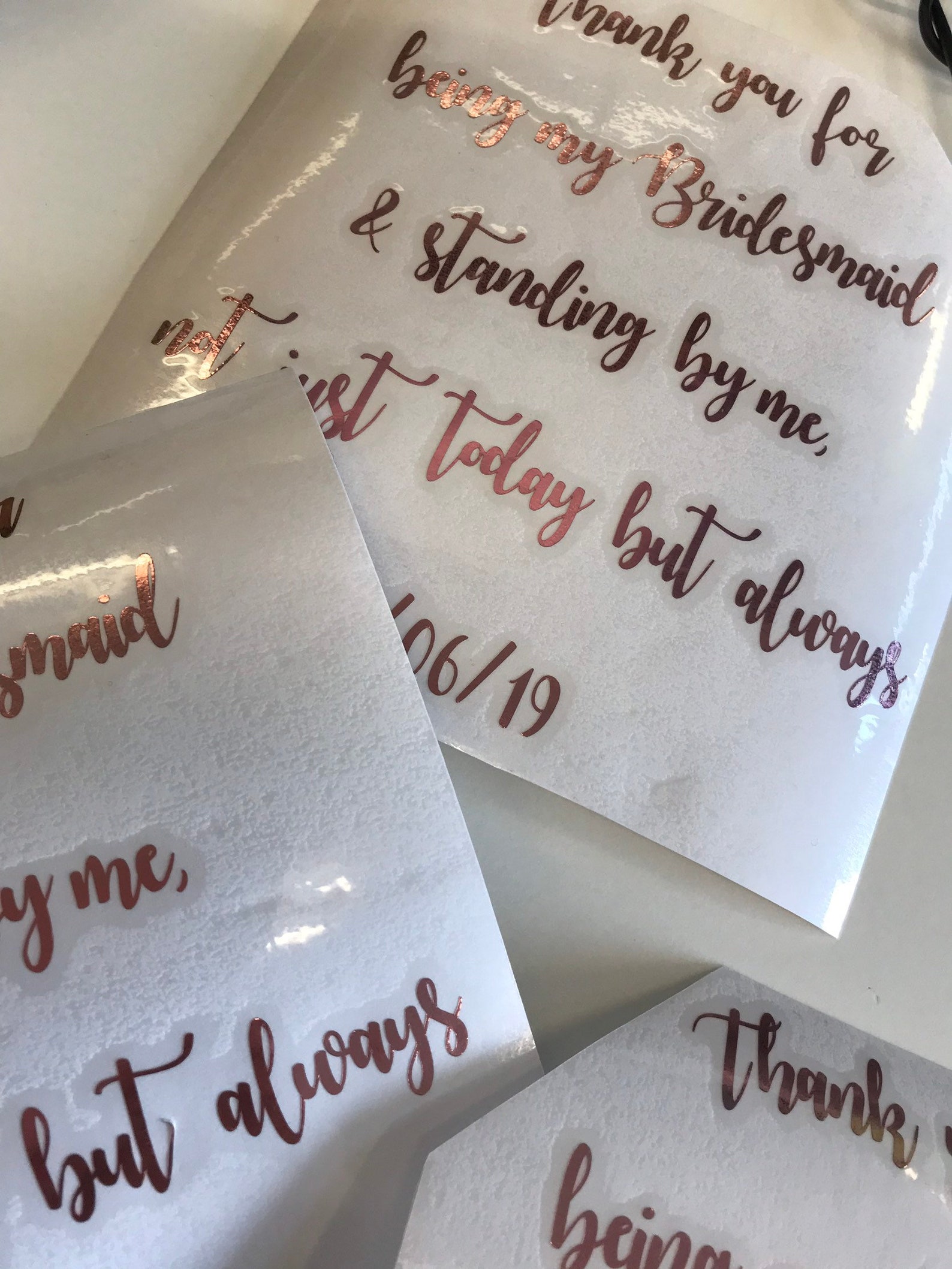 Rose Gold Vinyl Decal Champagne Glass Stickers Personalised - Etsy UK