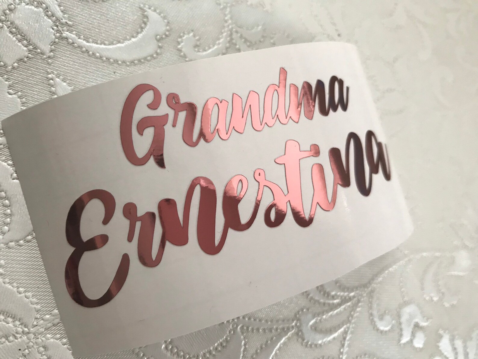 Rose Gold Vinyl Decal Champagne Glass Stickers Personalised - Etsy UK