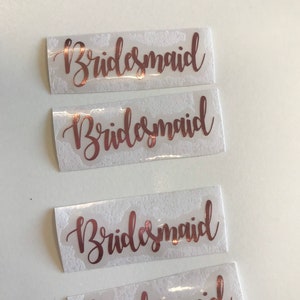 Rose Gold Vinyl Decal Champagne Glass Stickers Personalised - Etsy UK