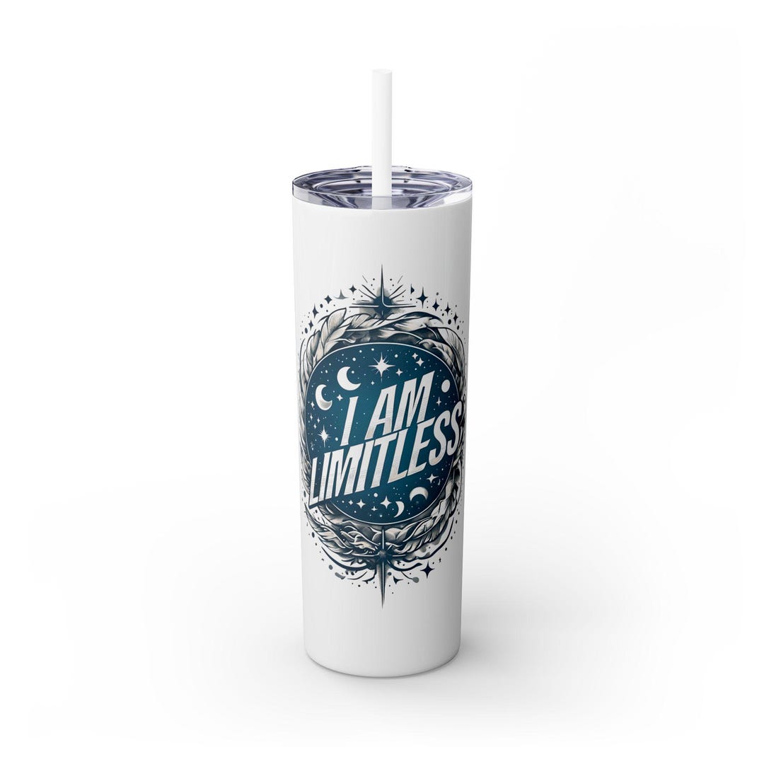 Limitless Skinny Tumbler | Inspirational 20oz Drink Cup, Motivational ...