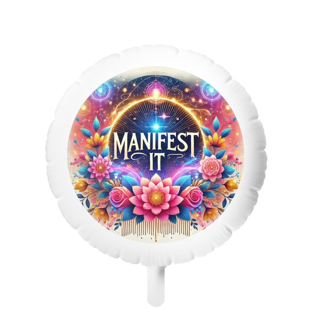 Manifest It Mylar Helium Balloon - Etsy