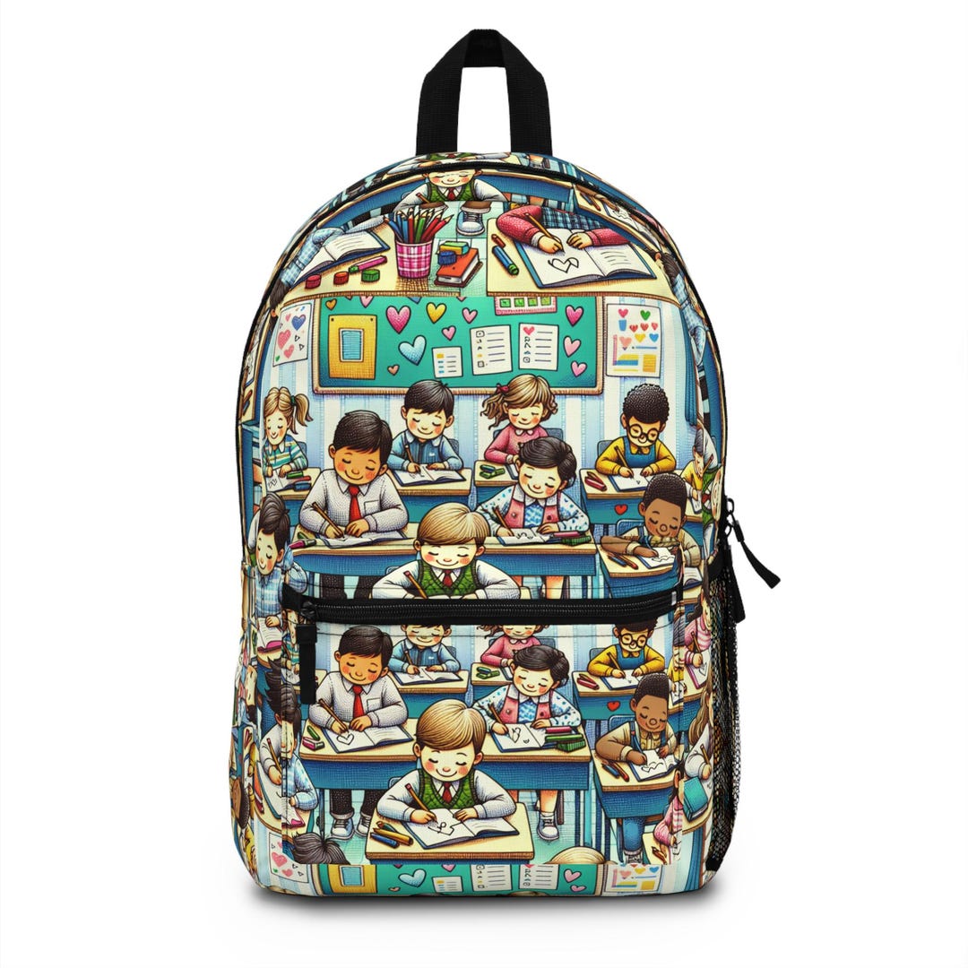 Time to Learn Kids Backpack - Etsy