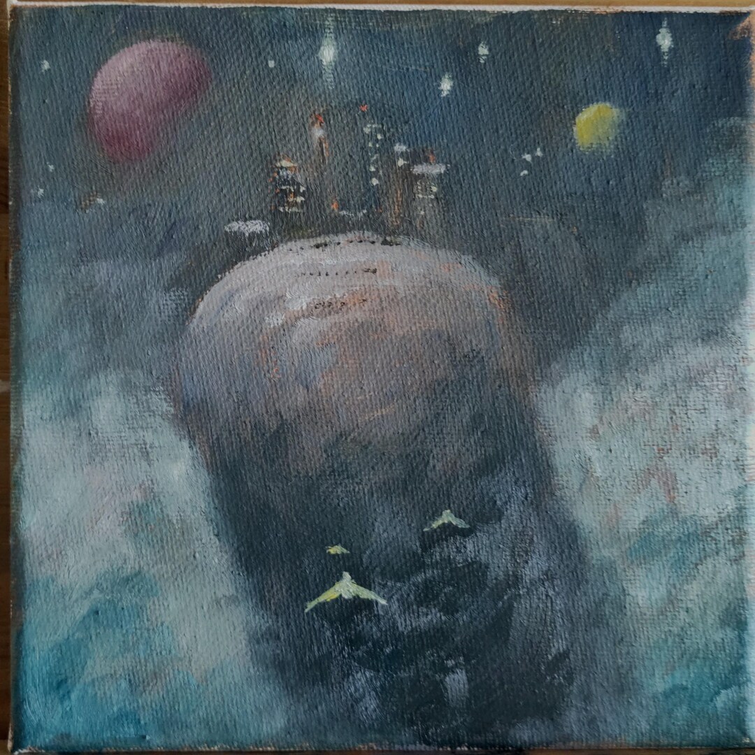 Leviathan - Wall Art, Original Art, Oil Painting, Painting, Paintings ...