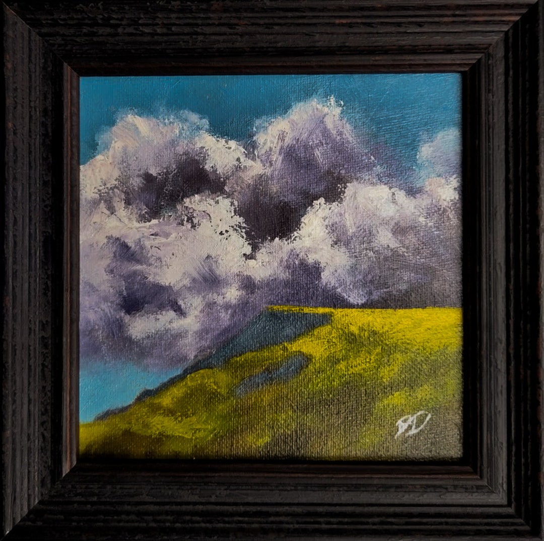 Wild Boar Fell - Oil Painting, Original Art, Landscape Wall Art, Art ...