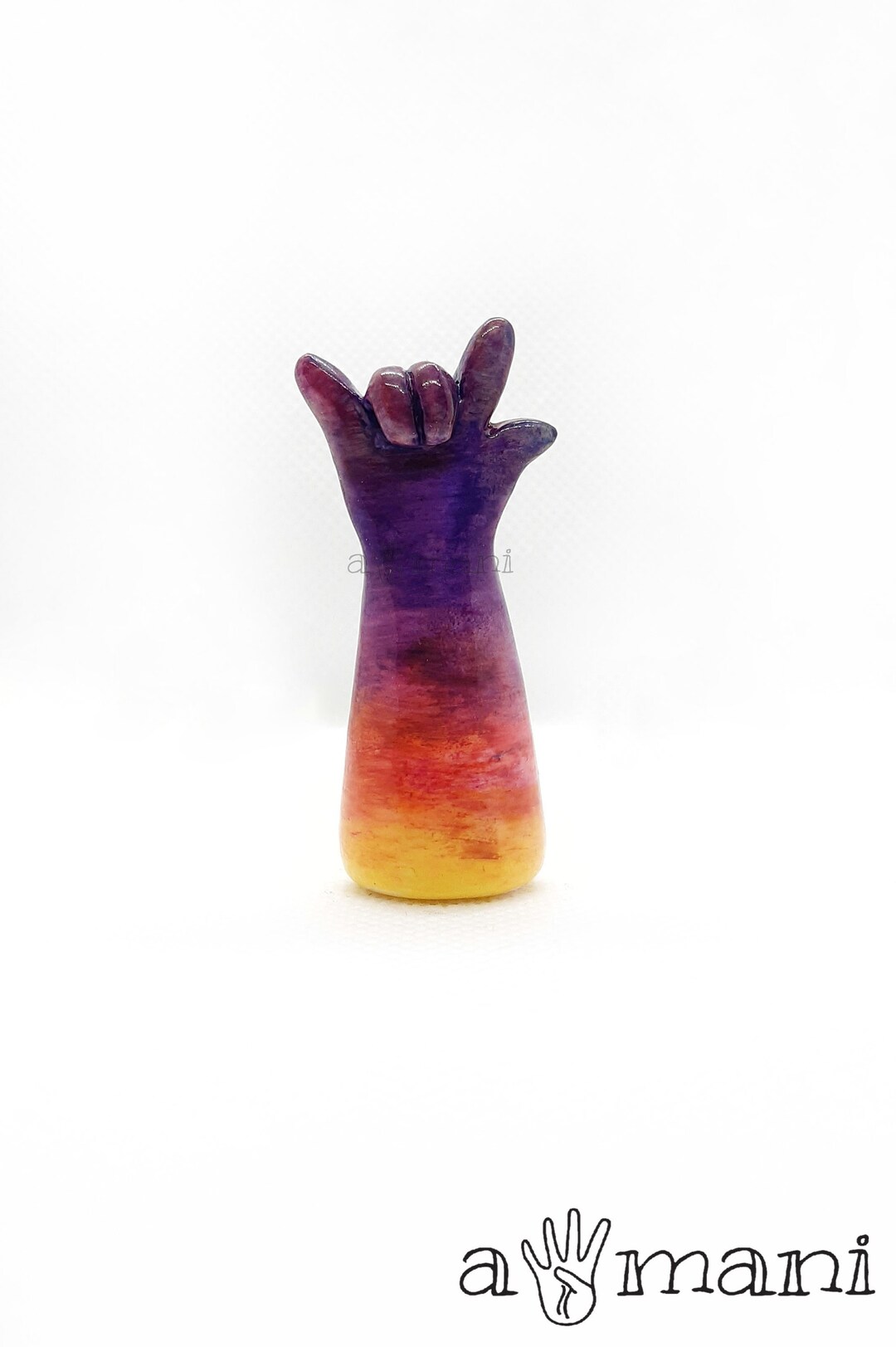 Sign Language Hand Sculpture ILY I Love You Made and Hand - Etsy