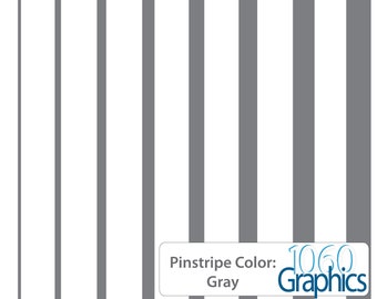 Gray pinstripe | Etsy