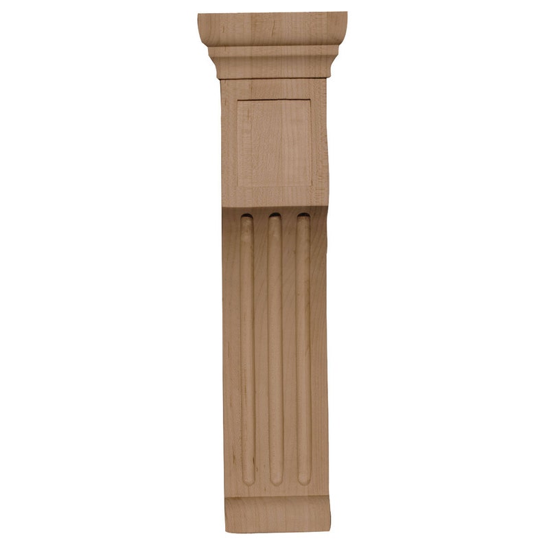 4w X 4d X 14h Recessed Groove Corbel | Etsy