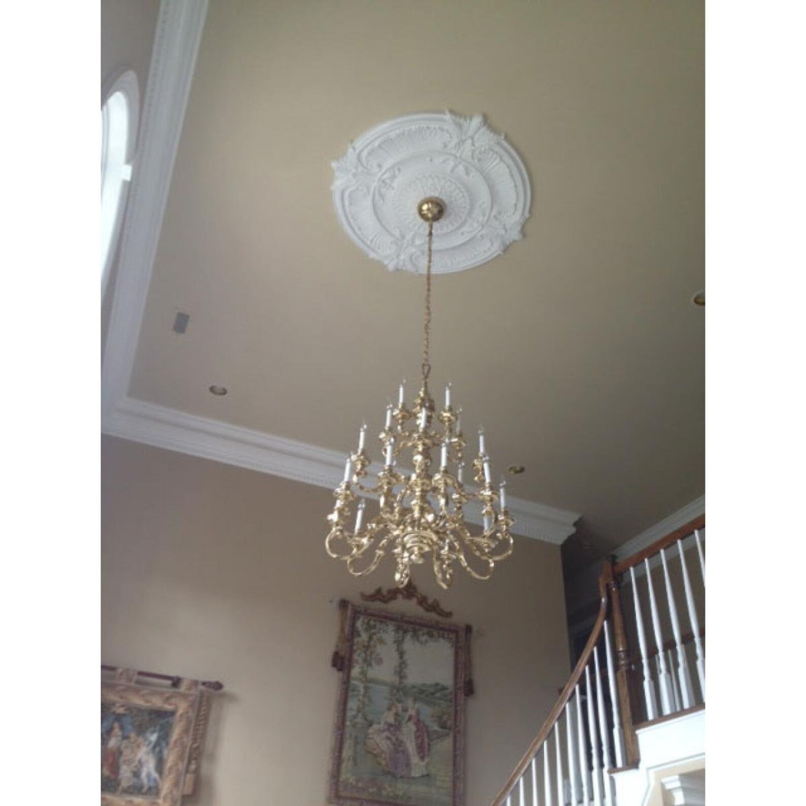 53 1/2od X 3 1/2p Attica Acanthus Leaf Ceiling - Etsy