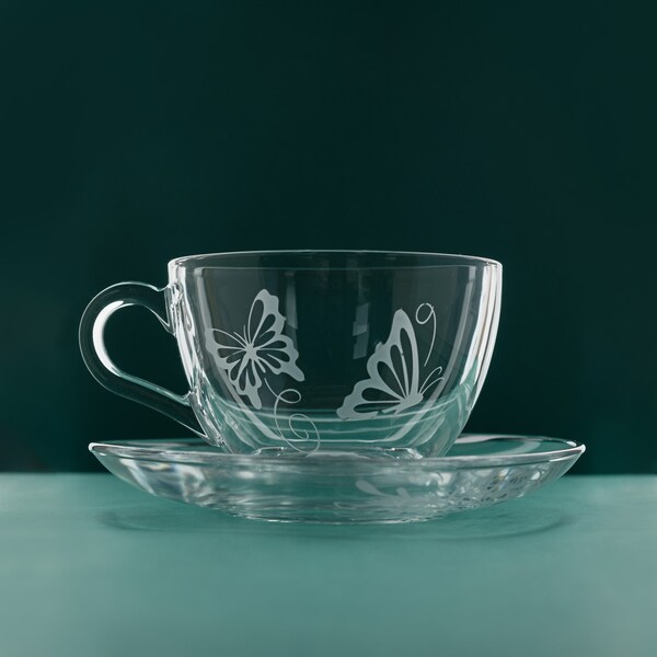 Butterfly Tea Cups - Etsy