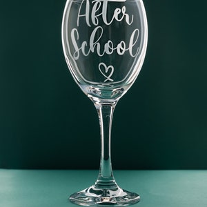 Teachers Etched Glass Gift Set/ Nursery Worker/ Key Worker - Etsy