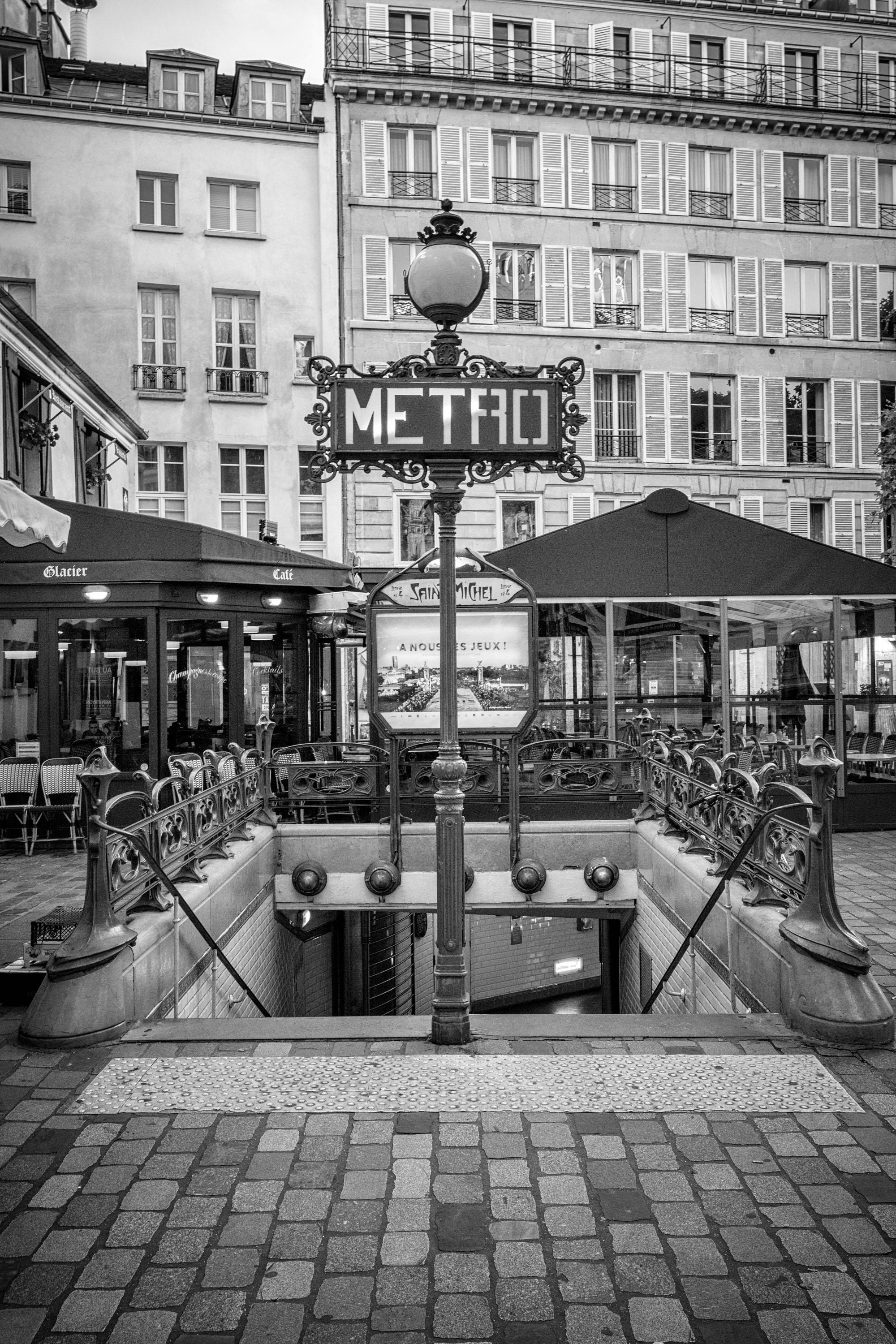 Paris Metro Entryway Fine Art Photo Print - Etsy
