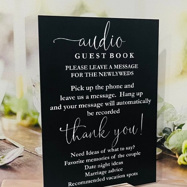 Acrylic Wedding Signs - Etsy