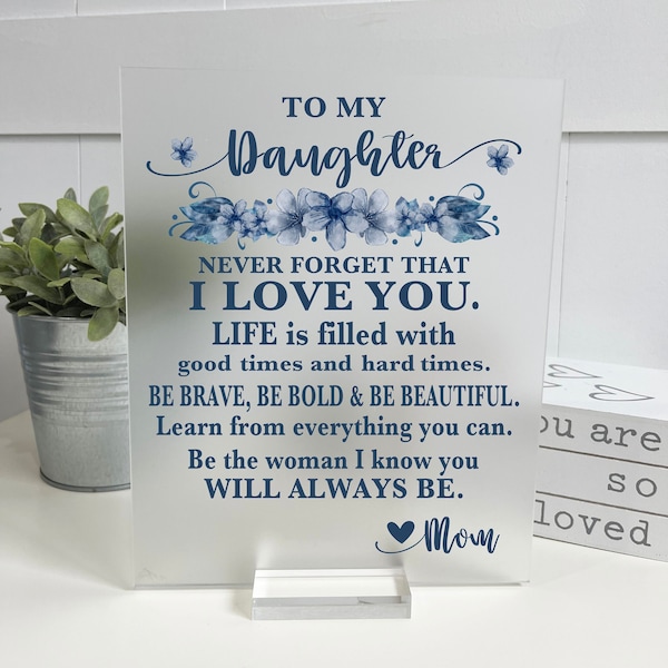 Daughter Sign - Etsy