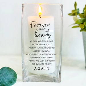Wedding Memorial Candle for Loss of Loved One, Wedding Candle, Memorial ...