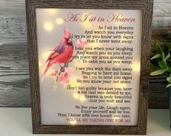 Bereavement Shadow Box | Etsy