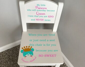 Girls Timeout Chair - Etsy