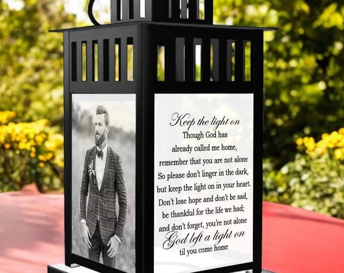 Christmas in Heaven Lantern, Memorial Lantern, Remembrance Lantern, in ...