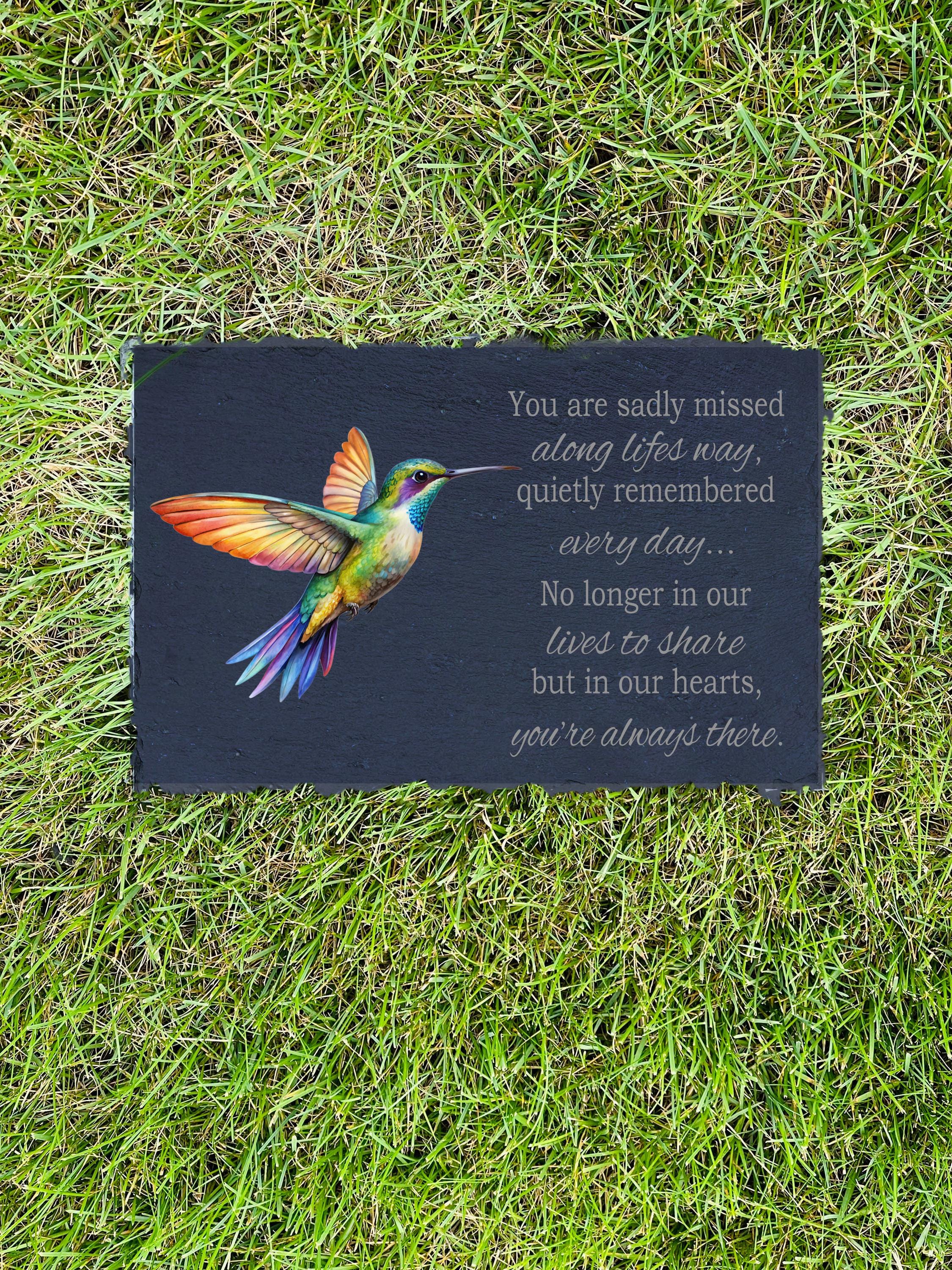 Sadly Missed Along Life's Way Memorial Garden Stone, Sympathy Gift ...