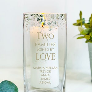 Family Unity Candle Set, Blended Family Unity Ceremony, Custom Unity ...