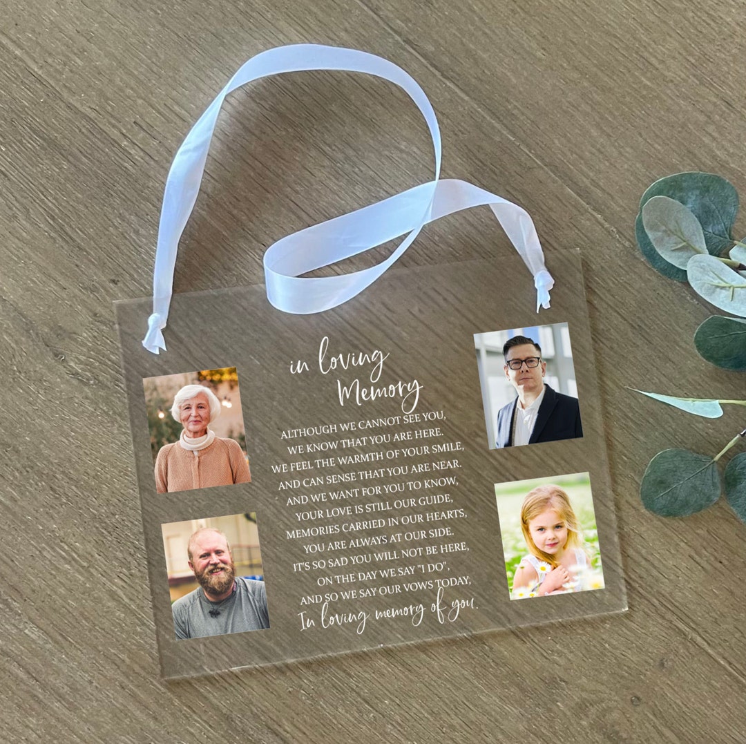 Reserved Acrylic Memorial Sign, Acrylic Memorial Sign, Frosted Acrylic ...