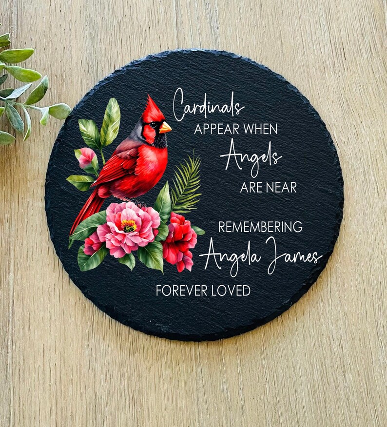 Garden Stone, Temporary Grave Stone for Loss of Loved One, Slate Grave ...