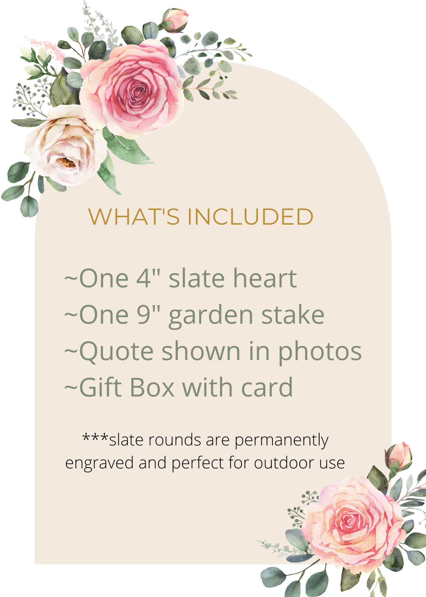 Spanish Memorial Stone Engraved Memorial Garden Slate - Etsy