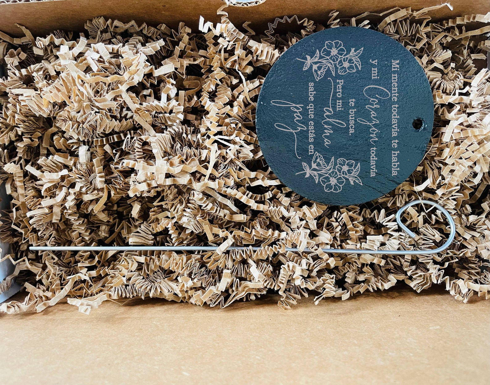 Spanish Memorial Stone Engraved Memorial Garden Slate - Etsy