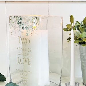 Family Unity Candle Set, Blended Family Unity Ceremony, Custom Unity ...