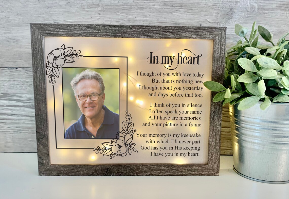 Your Memory is a Keepsake Sympathy Gift Memorial Frame - Etsy