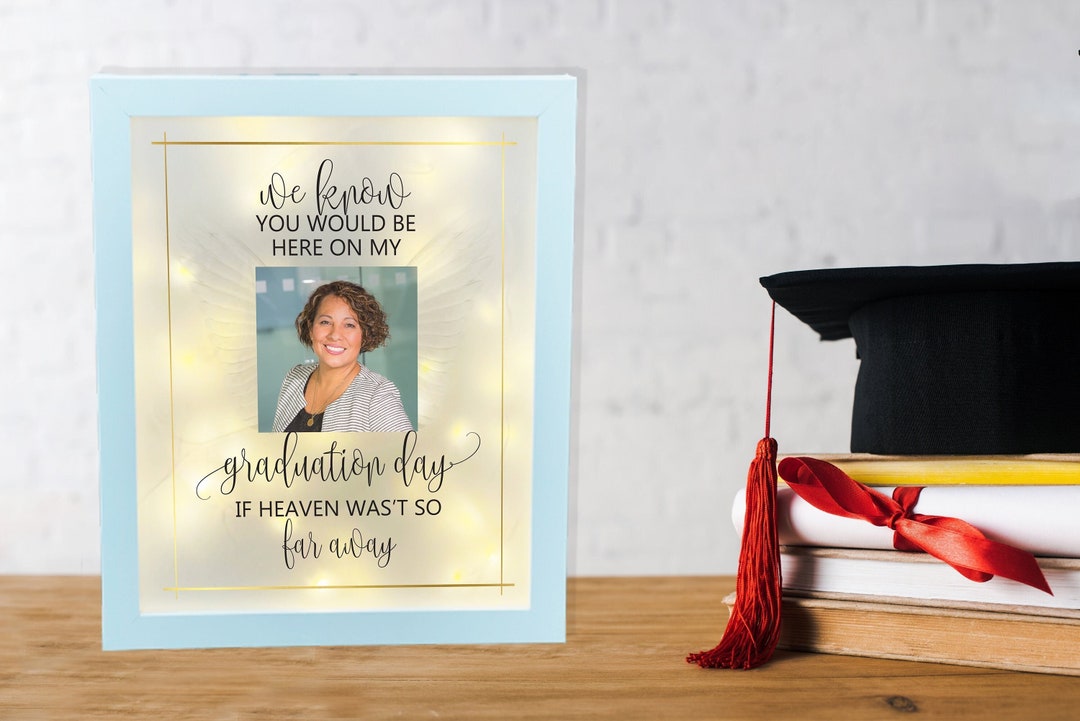Graduation Memorial Sign for Loss of Loved One, Loving Memory Sign ...