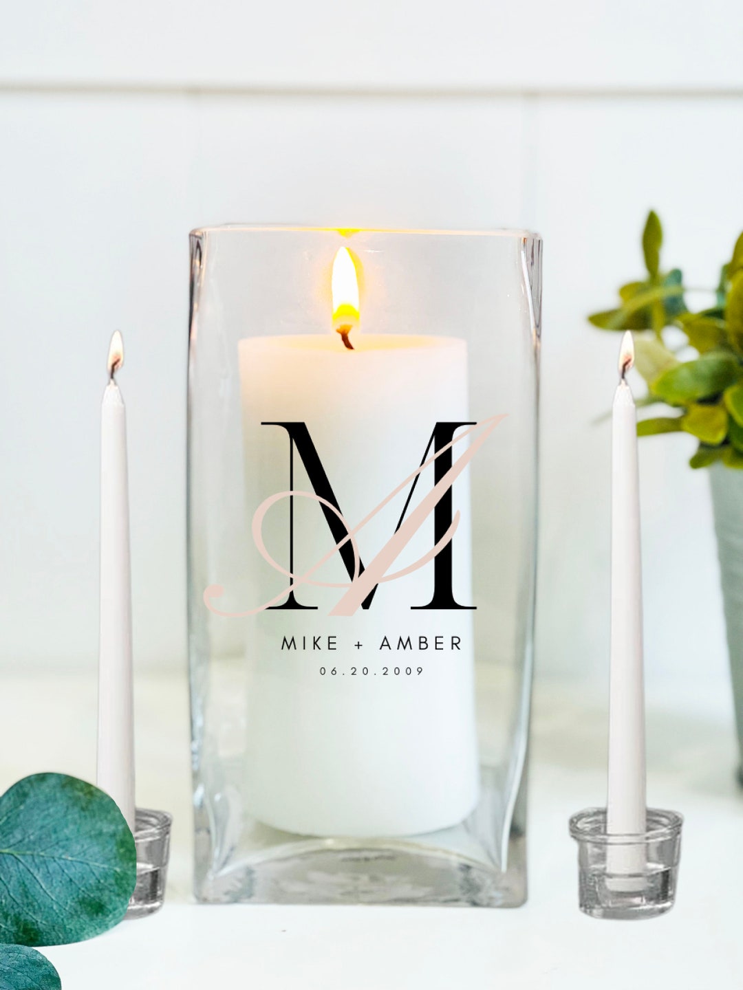 Family Unity Candle Set, Blended Family Unity Ceremony, Custom Unity ...