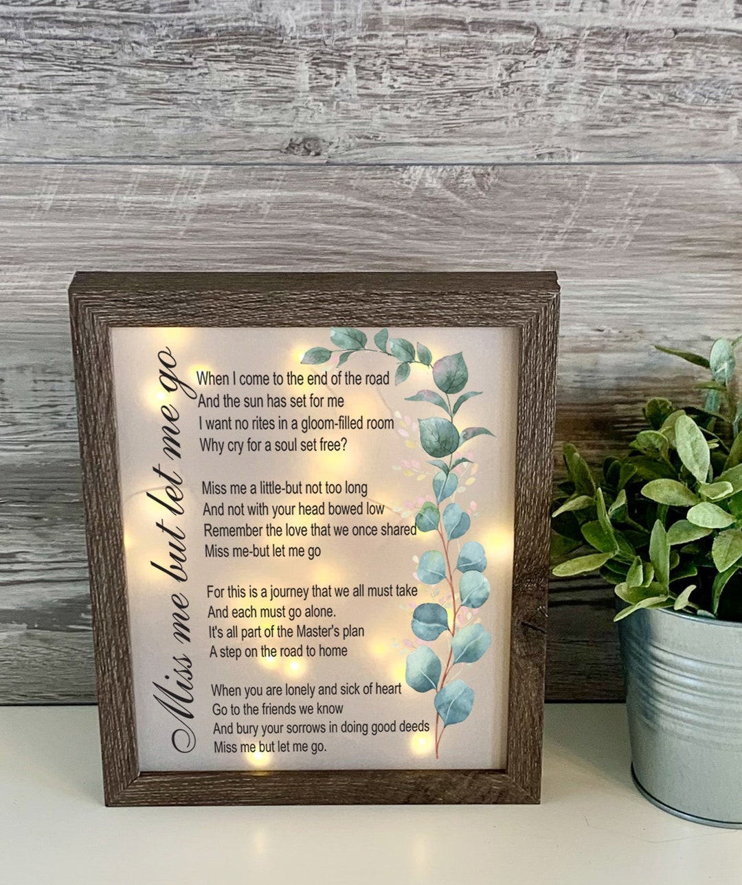 Sympathy Gift, Memorial Frame, Keepsake, Memory Frame, Bereavement Gift ...